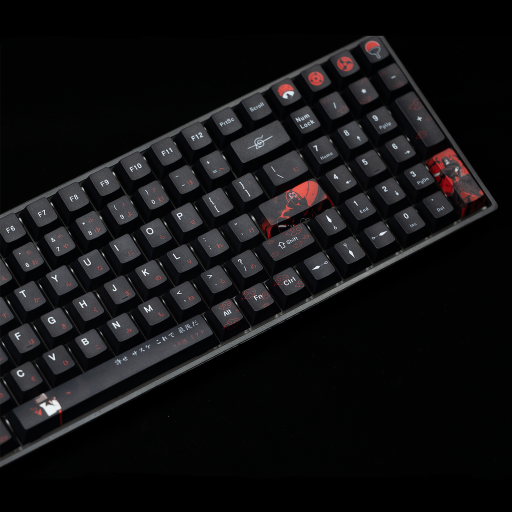 Itachi Uchiha - Naruto 140 Keycaps Set – Keyboard Kraft