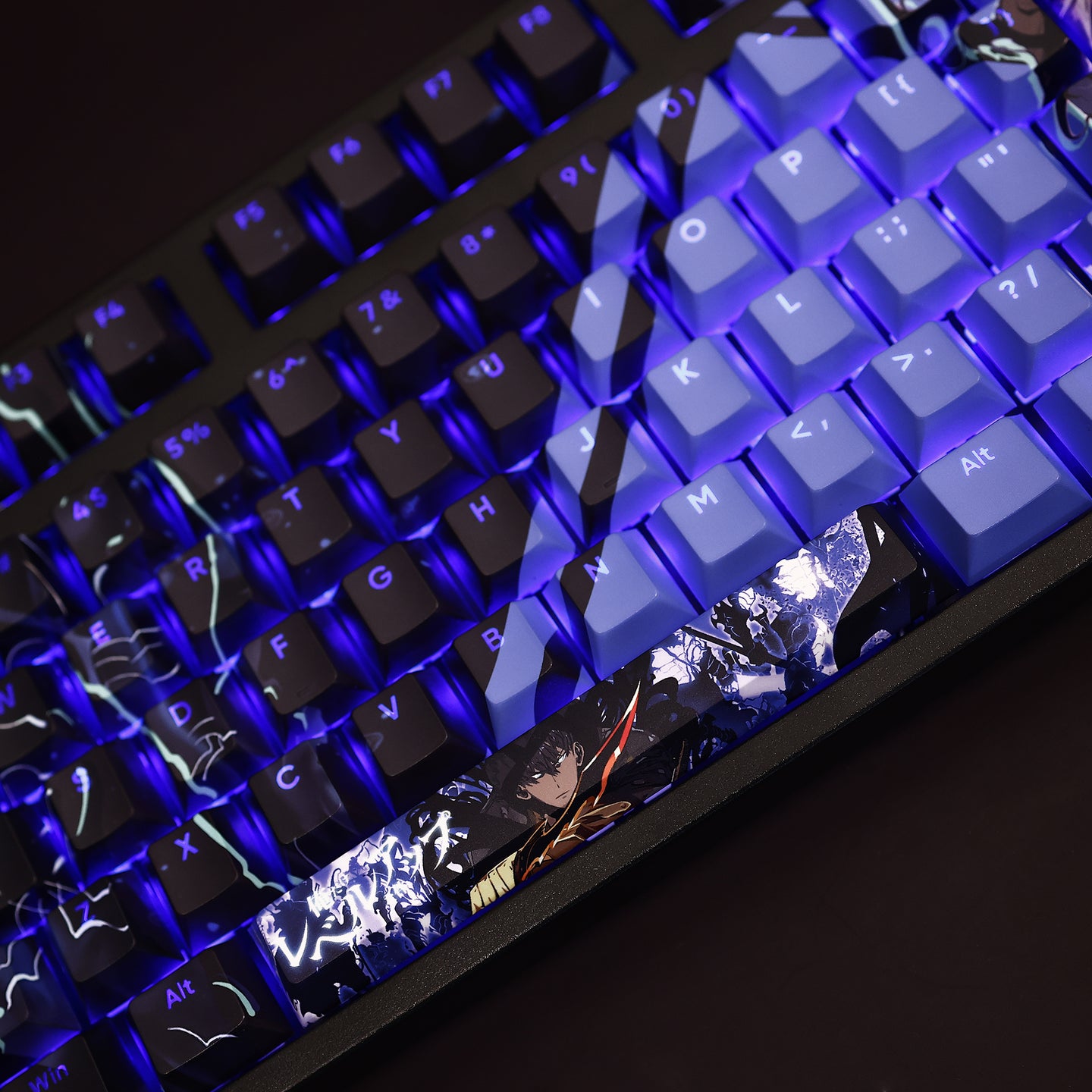 Sung Jin Woo - Solo Leveling Keycap Set – Keyboard Kraft