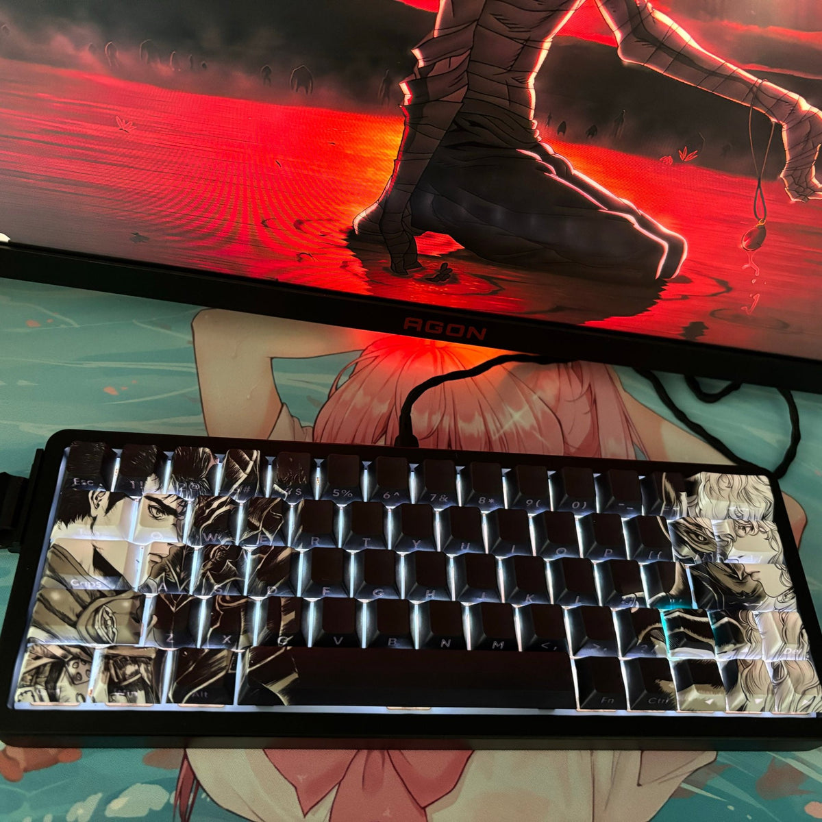 Guts & Griffith - Berserk Keycaps Set – Keyboard Kraft